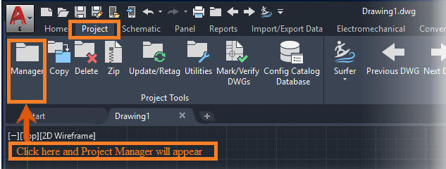 How To Create Project And Copy Project In AutoCAD Electrical ...